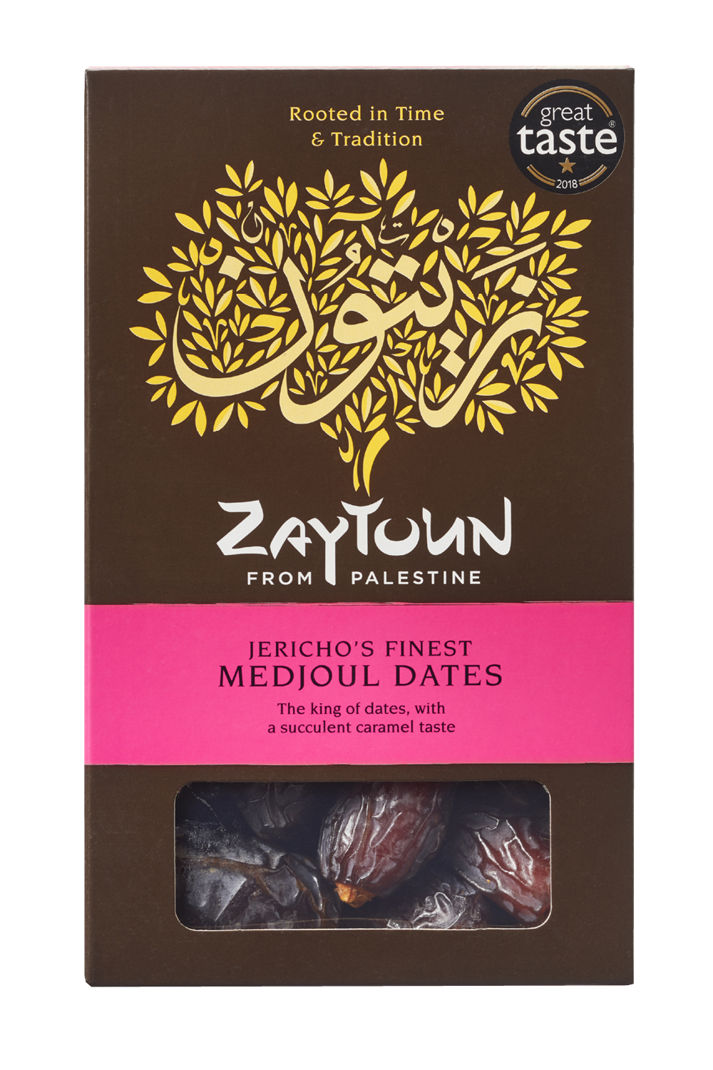 Jericho's finest medjoul dates 500g - Zaytoun